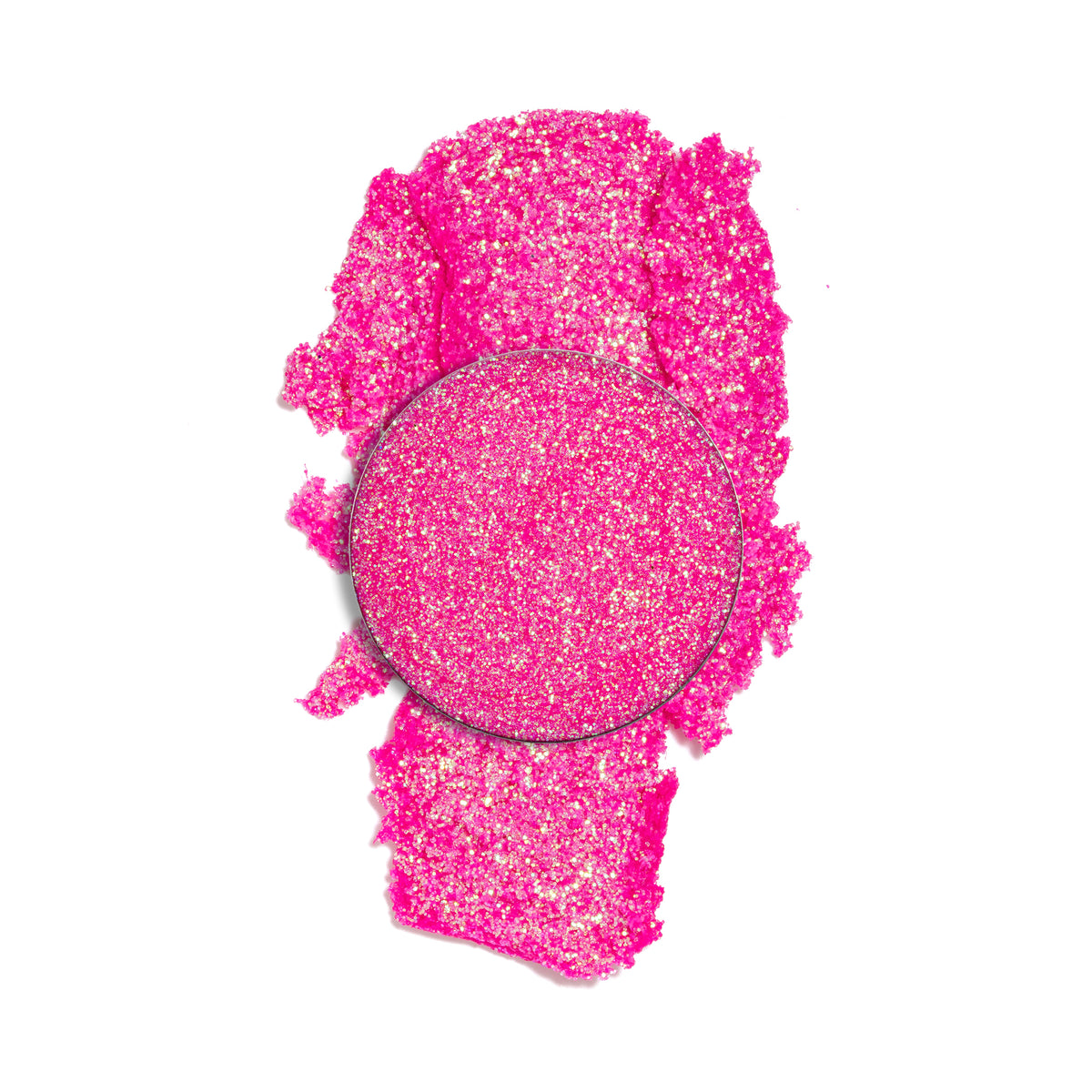 Pink Pressed Glitter Eyeshadow, Highly Pigmented Vegan, Cruelty-free ...